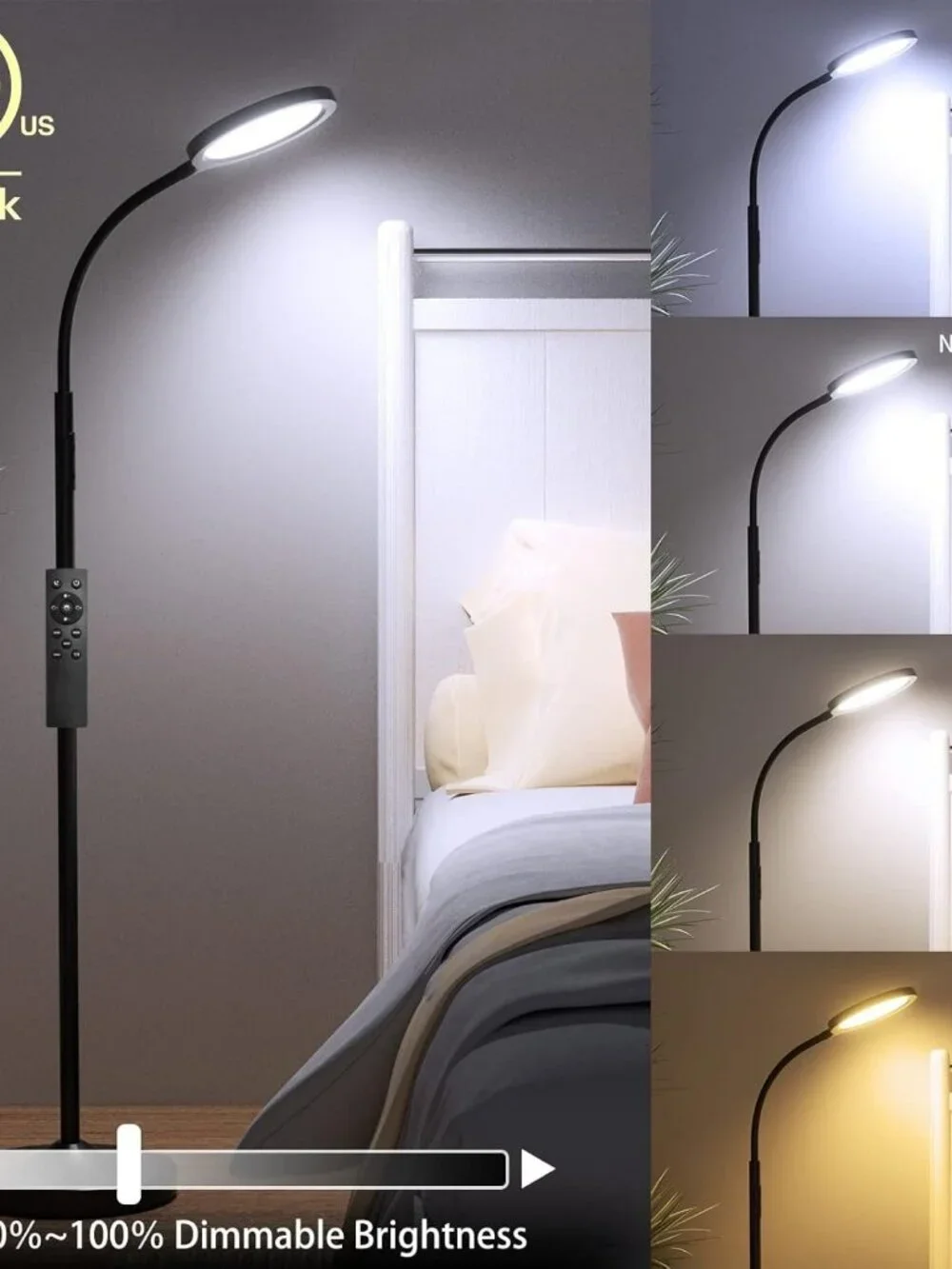 The Unbranded Brand | Accents | Floor Lampsuper Bright Dimmable Led ...